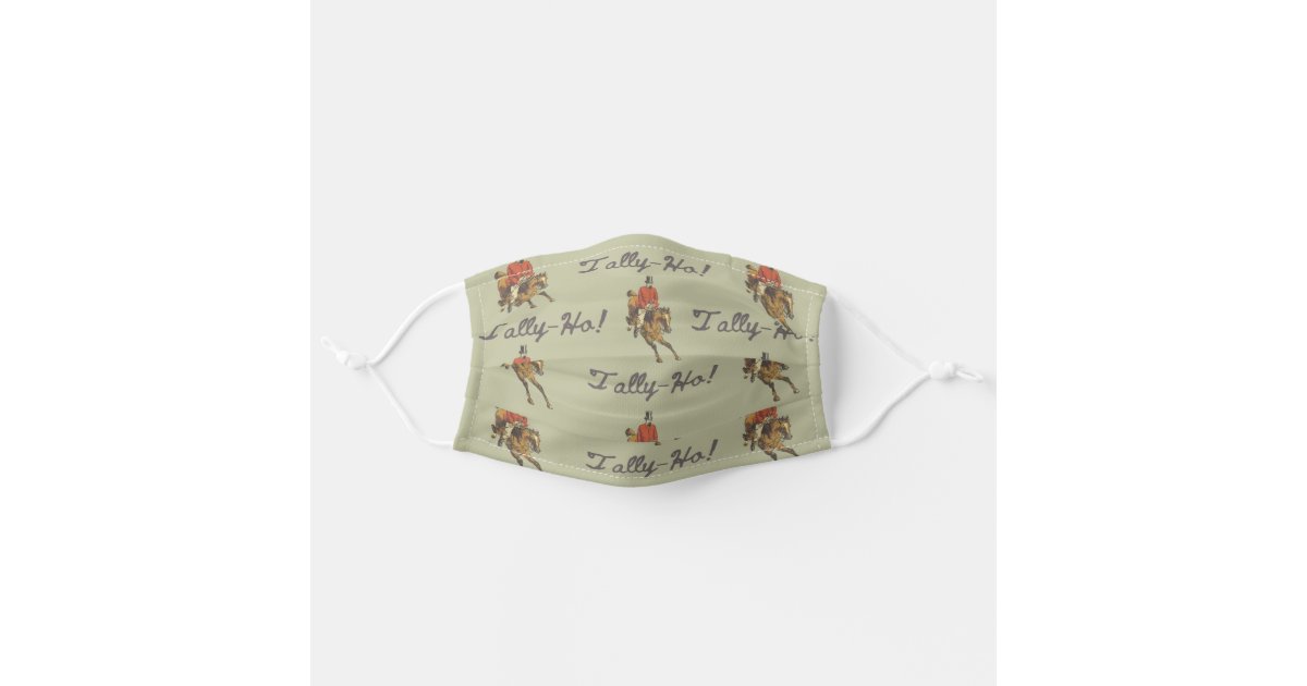 "Tally-Ho" Hunter Equestrian Mask | Zazzle