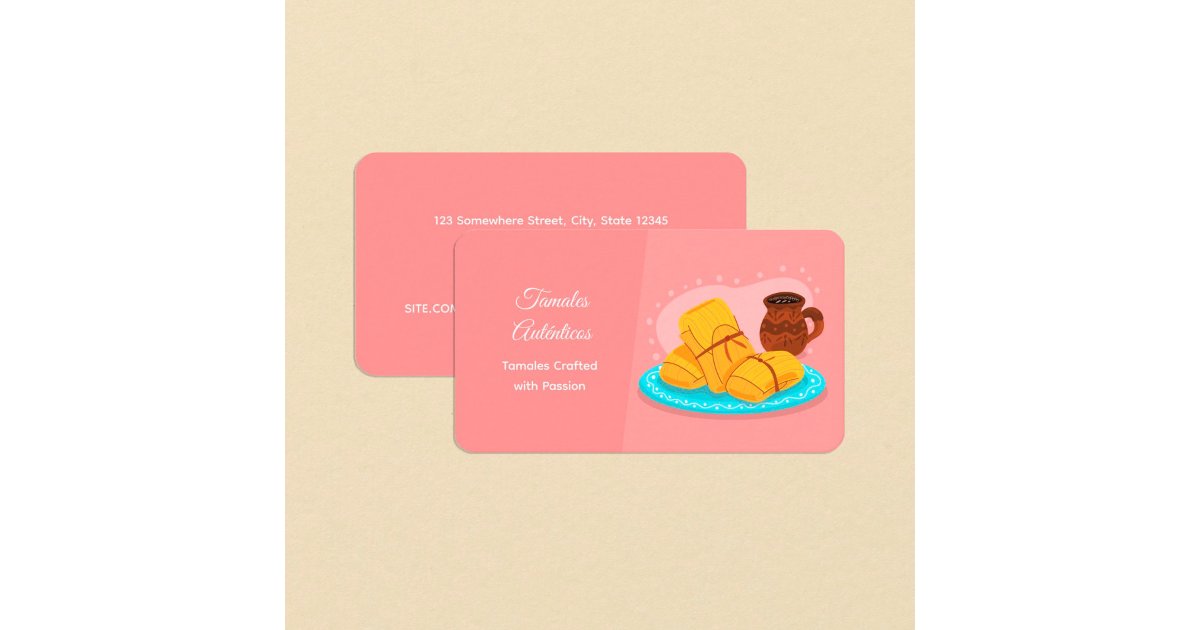 Tamales Business Card | Zazzle