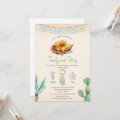 Tamales & Teethers Boy Baby Shower Fiesta Invitation | Zazzle