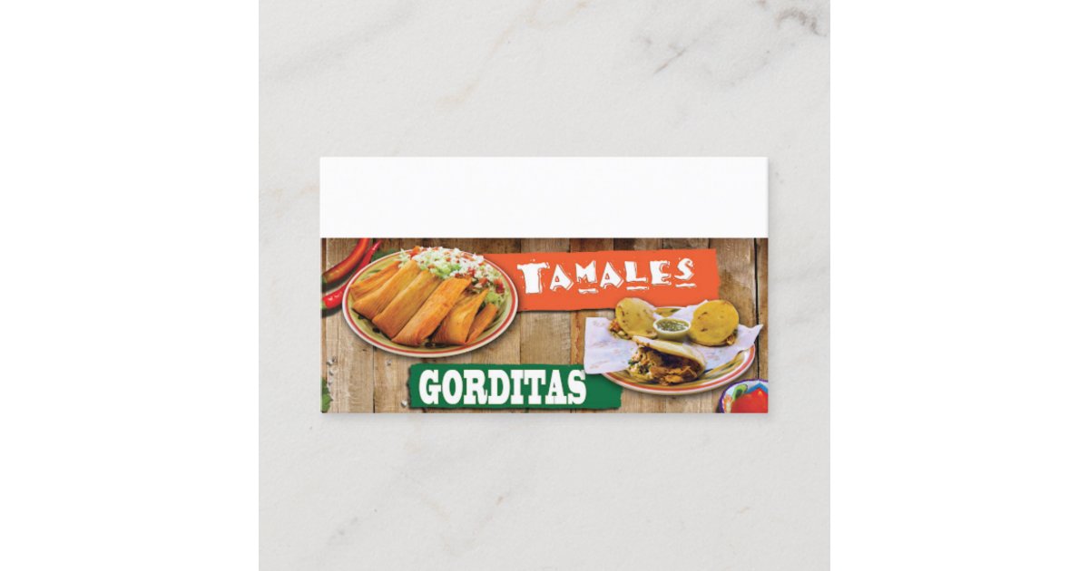 Tamales Y Gorditas Business Card | Zazzle
