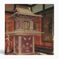 Tamamushi shrine from the Horyu Ji Temple 3 Ring Binder | Zazzle