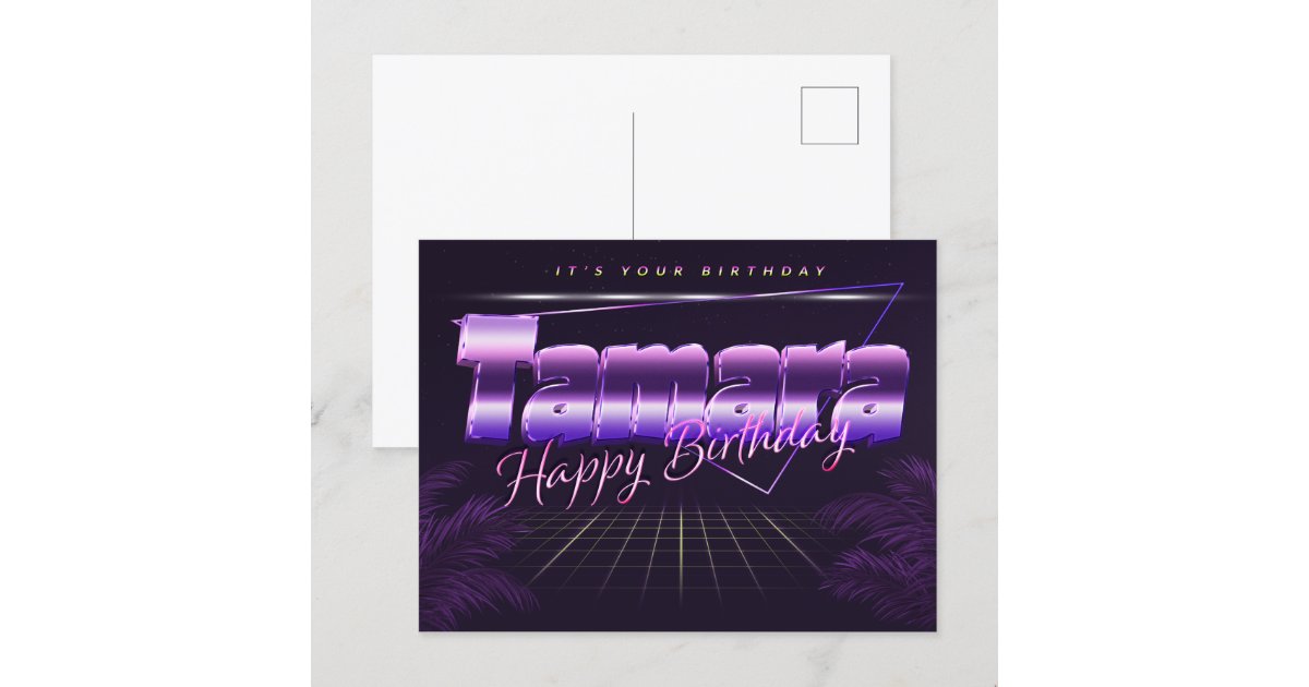 Tamara Name First name pura postcard | Zazzle