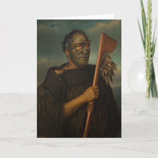 'Tamati Waka Nene' - Gottfried Lindauer Card | Zazzle.com