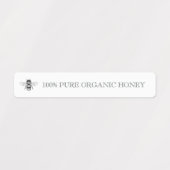 Tamper-proof Seal With Logo Honey Jar Security Lid Labels | Zazzle