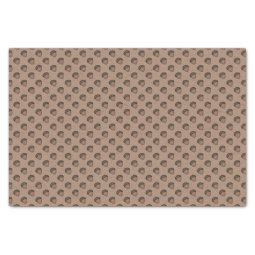 Tan Acorn Patterned Tissue Paper | Zazzle