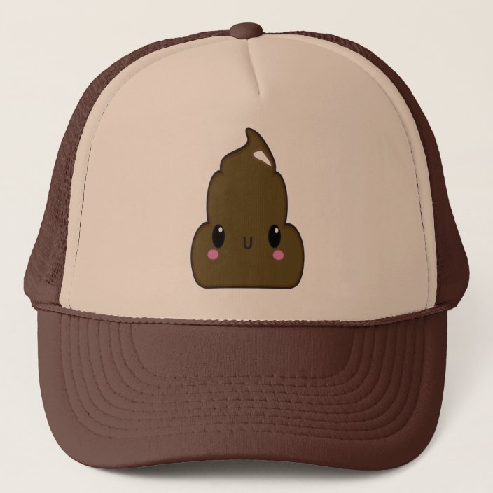 Tan and Brown Poo Hat | Zazzle.com