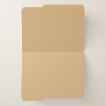 Tan and White Striped File Folder | Zazzle