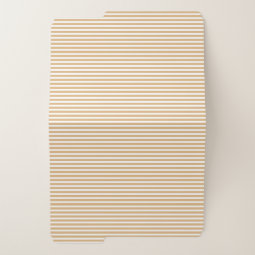 Tan and White Striped File Folder | Zazzle