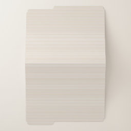 Tan Beige Stripe File Folders | Zazzle