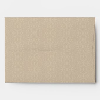 Tan Lace Envelope-A7 Greeting card Envelope | Zazzle