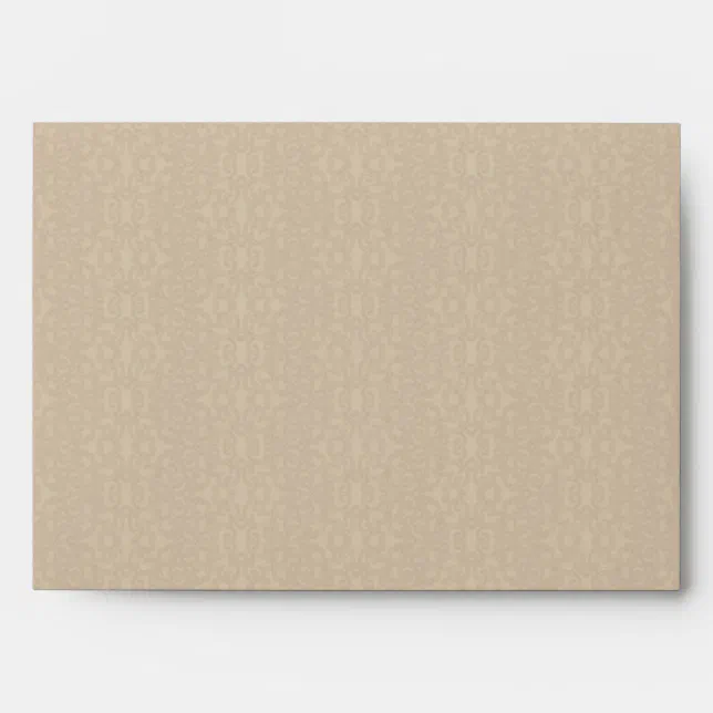 Tan Lace Envelope-A7 Greeting card Envelope | Zazzle