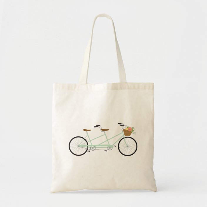 Tandem Bike Tote Bag | Zazzle.com