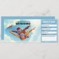 Tandem Skydiving Gift Certificate Invitation | Zazzle