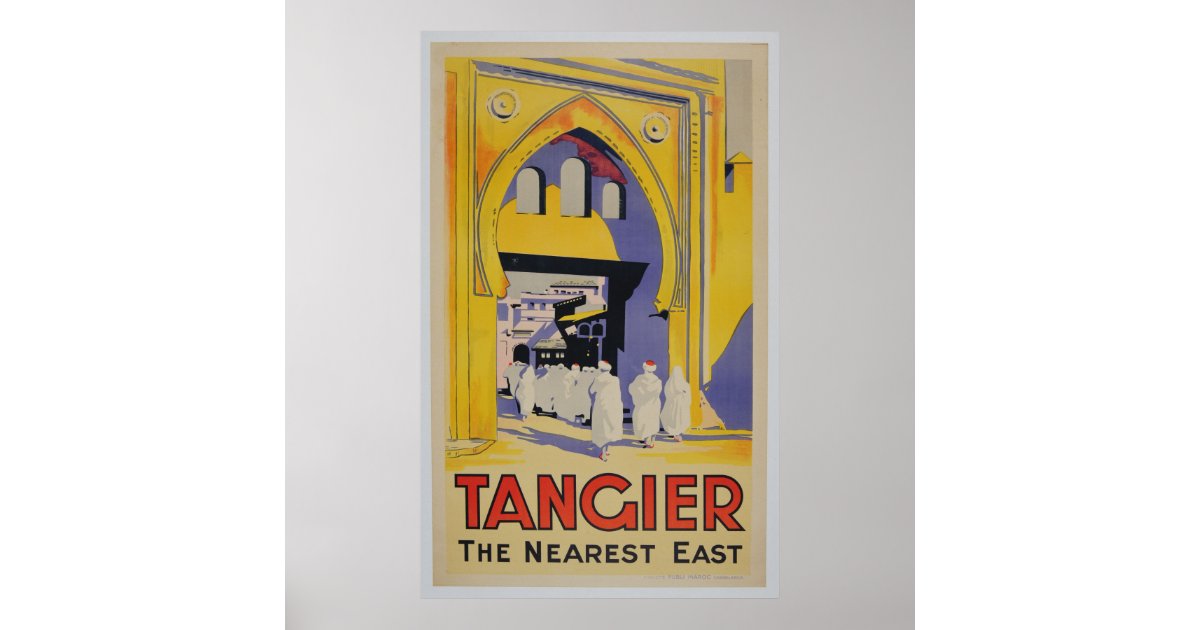 Tangier Poster | Zazzle