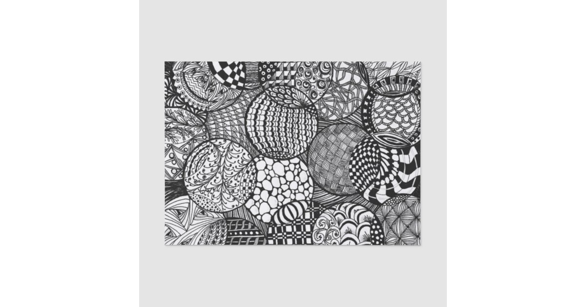 Tangled Designs Tissue Paper | Zazzle