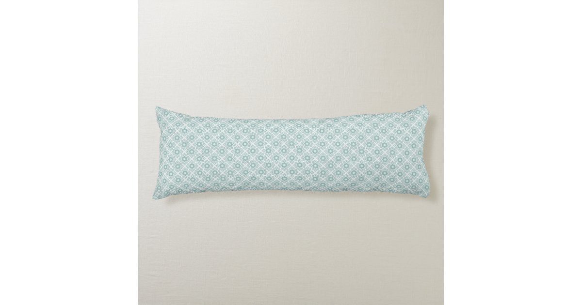 Tangled Lattice Pattern Body Pillow | Zazzle