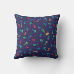 Tangled | Pascal Pattern Throw Pillow | Zazzle