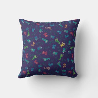 Tangled | Pascal Pattern Throw Pillow | Zazzle