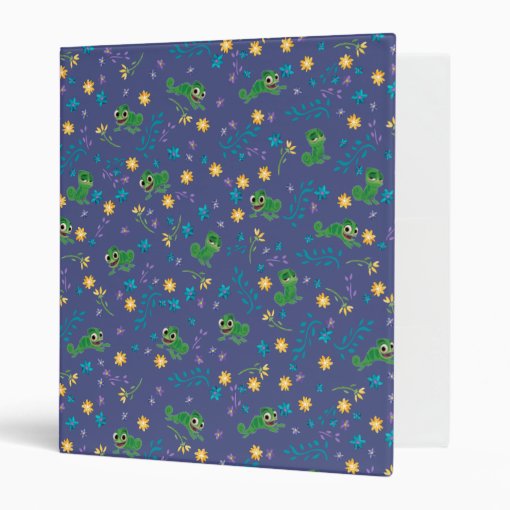 Tangled | Pascal - Purple Pattern Binder | Zazzle