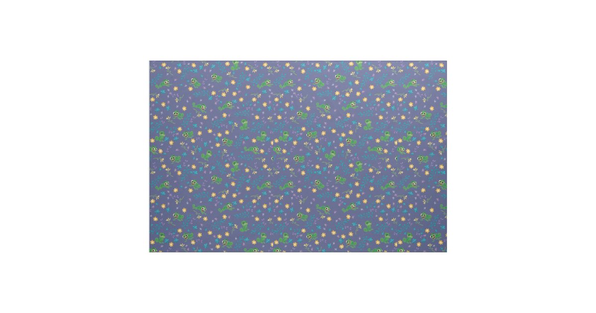 Tangled | Pascal - Purple Pattern Fabric | Zazzle