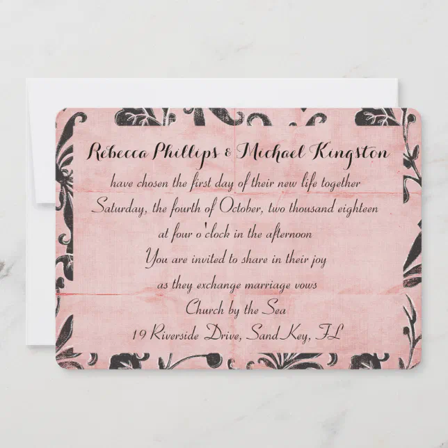 Tangled Pink Invitation | Zazzle