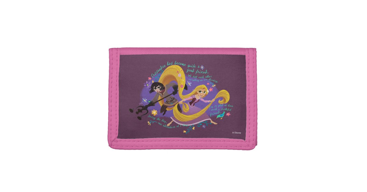 Tangled | Rapunzel & Cassandra Tri-fold Wallet | Zazzle