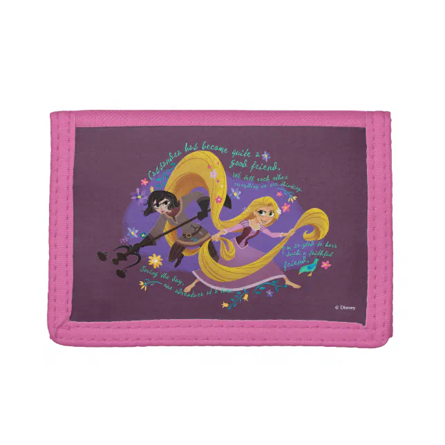 Tangled | Rapunzel & Cassandra Tri-fold Wallet | Zazzle
