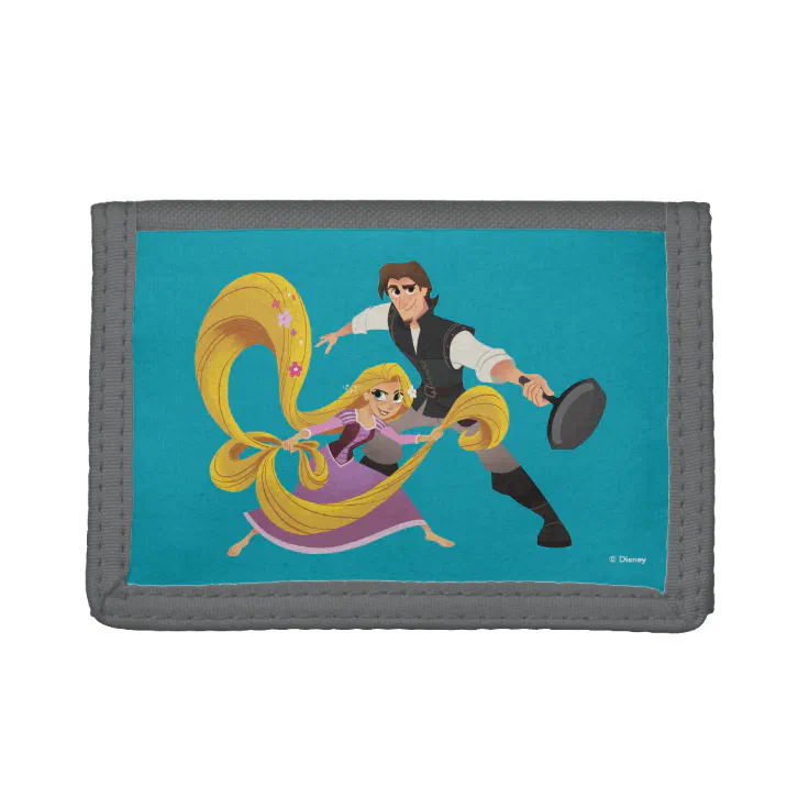 Tangled | Rapunzel & Eugene Tri-fold Wallet | Zazzle