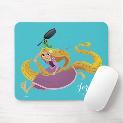 Tangled | Rapunzel & Pascal Mouse Pad | Zazzle