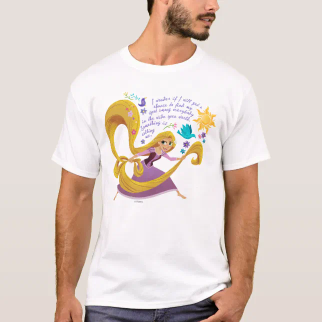 Tangled Rapunzel Something Is Calling Me T Shirt Zazzle