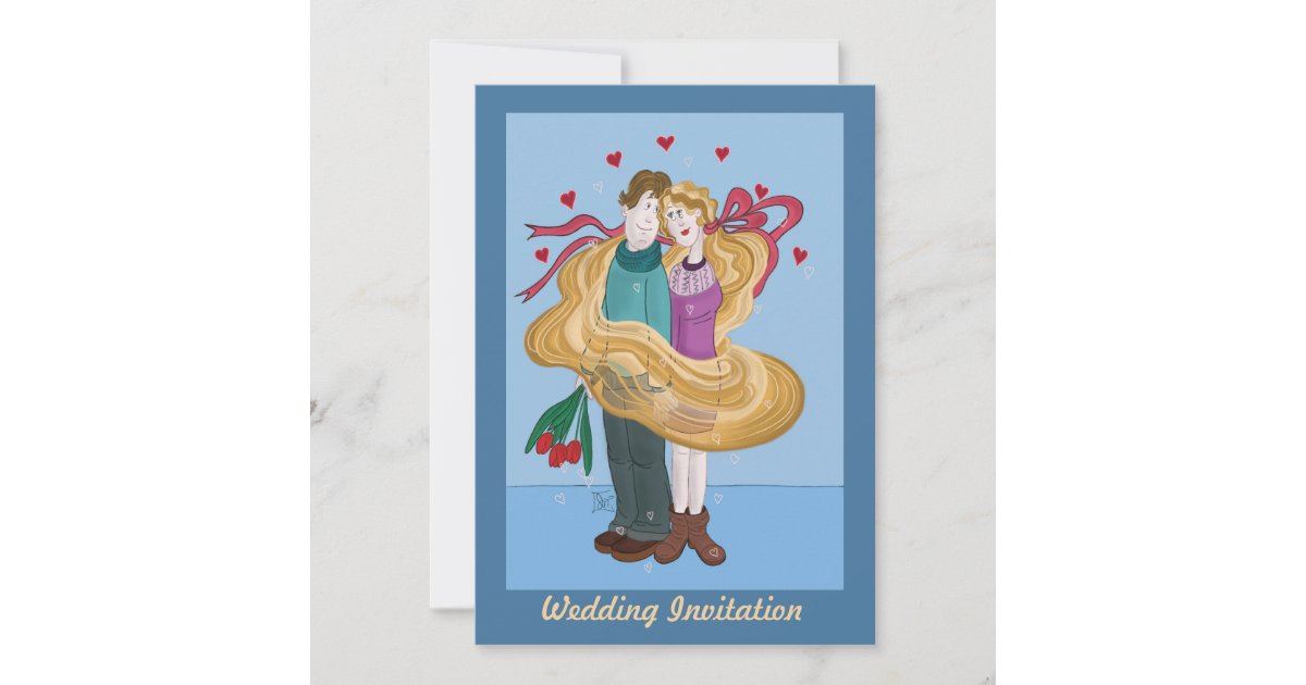 Tangled Wedding Party Invitation | Zazzle