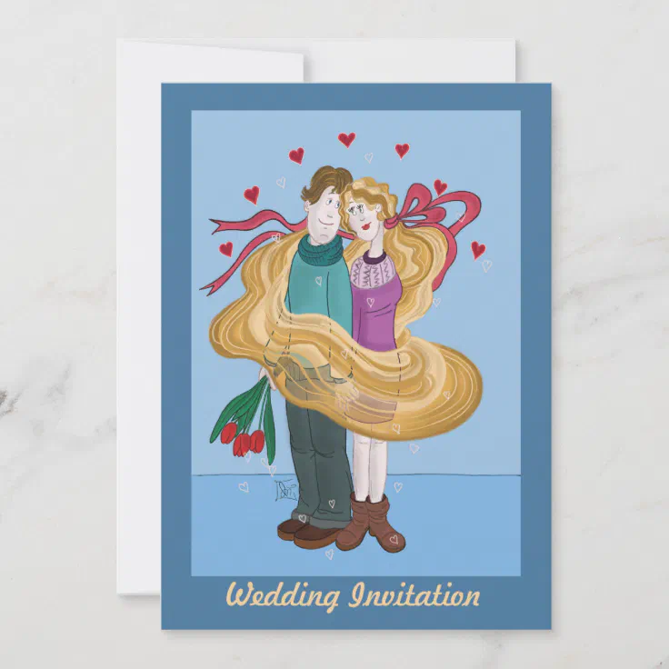 Tangled Wedding Party Invitation | Zazzle