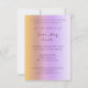 Tango Ball Carnival Dance Party Gold Ombre Purple Invitation | Zazzle