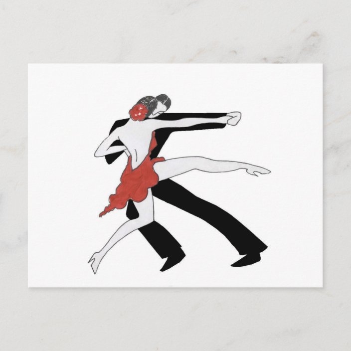 Tango/Dance With Me Postcard | Zazzle.com