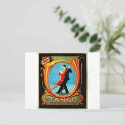 Tango Dancer Postcard | Zazzle