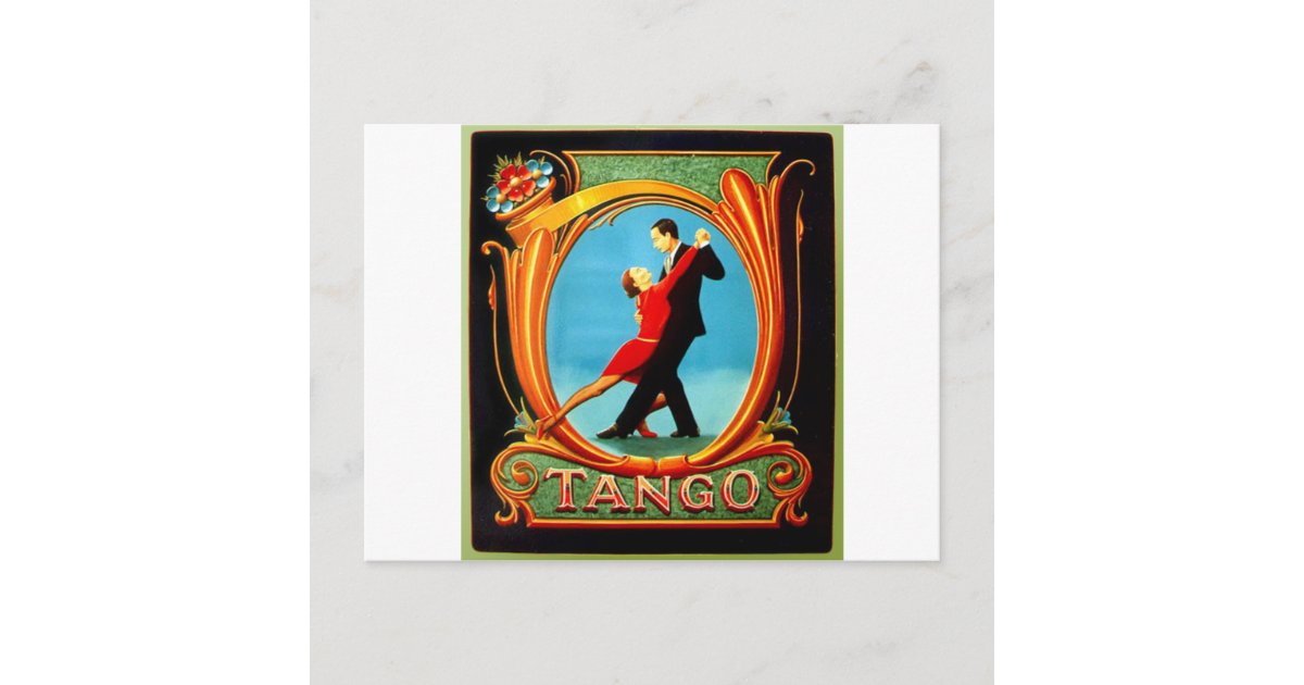 Tango Dancer Postcard | Zazzle