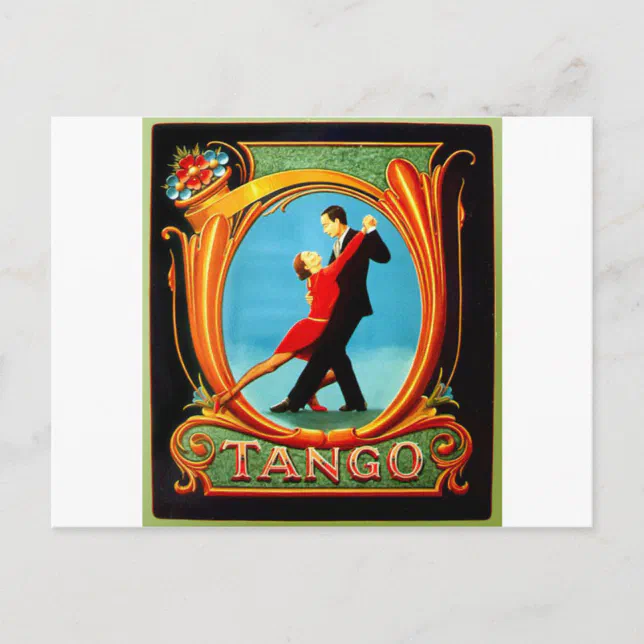 Tango Dancer Postcard | Zazzle