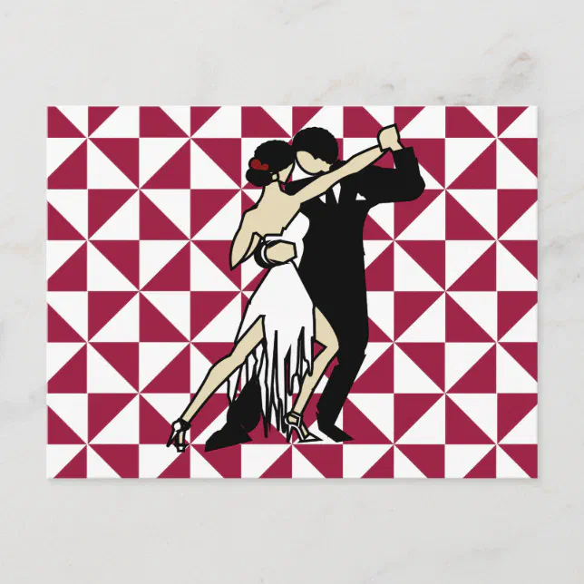 Tango Dancers Postcard | Zazzle