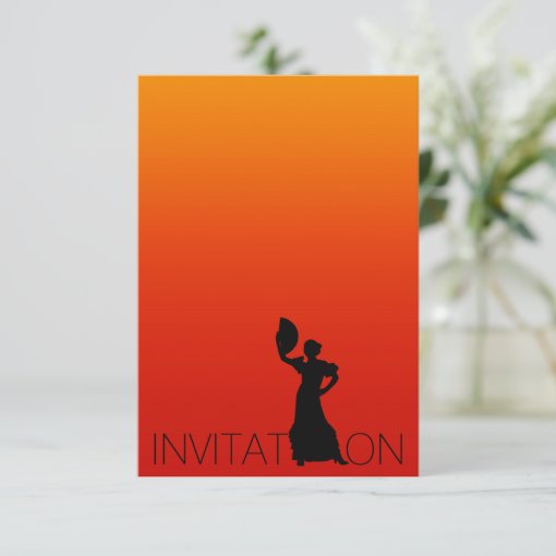 Tango Flamenco Latin Dance Party Invitation | Zazzle