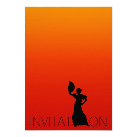 Tango Flamenco Latin Dance Party Invitation | Zazzle.com
