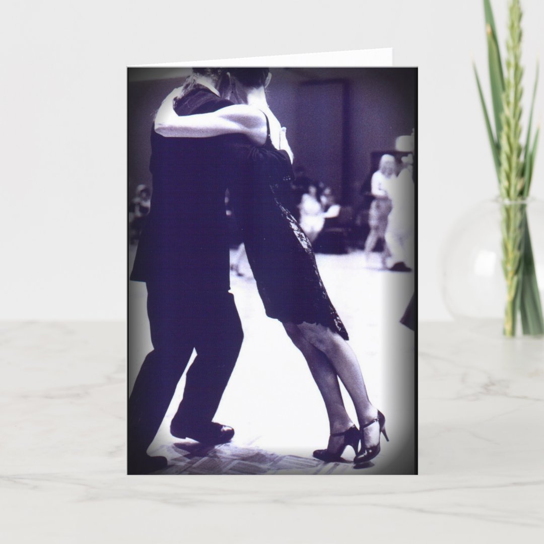 Tango Greeting Card | Zazzle