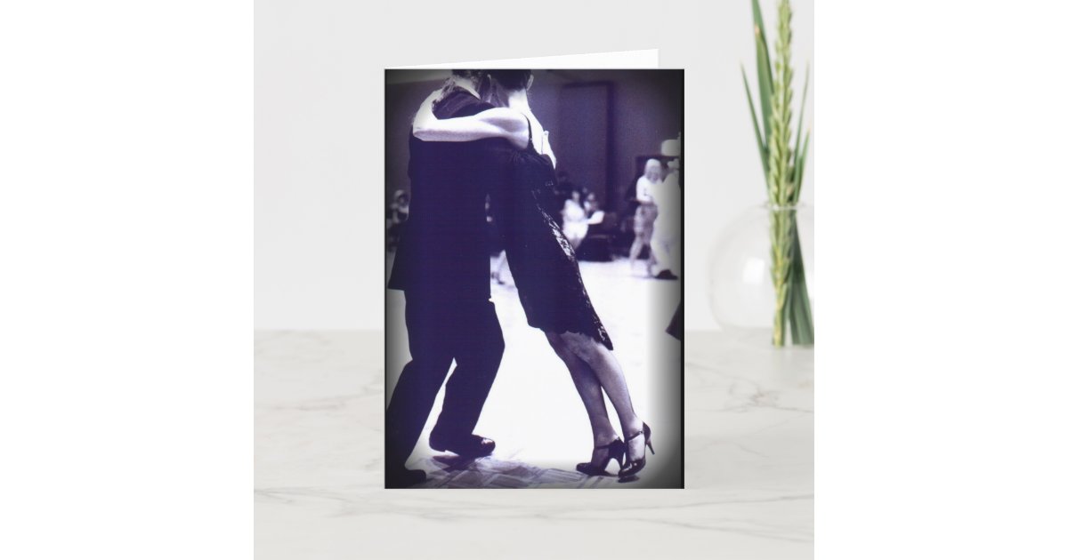 Tango Greeting Card | Zazzle