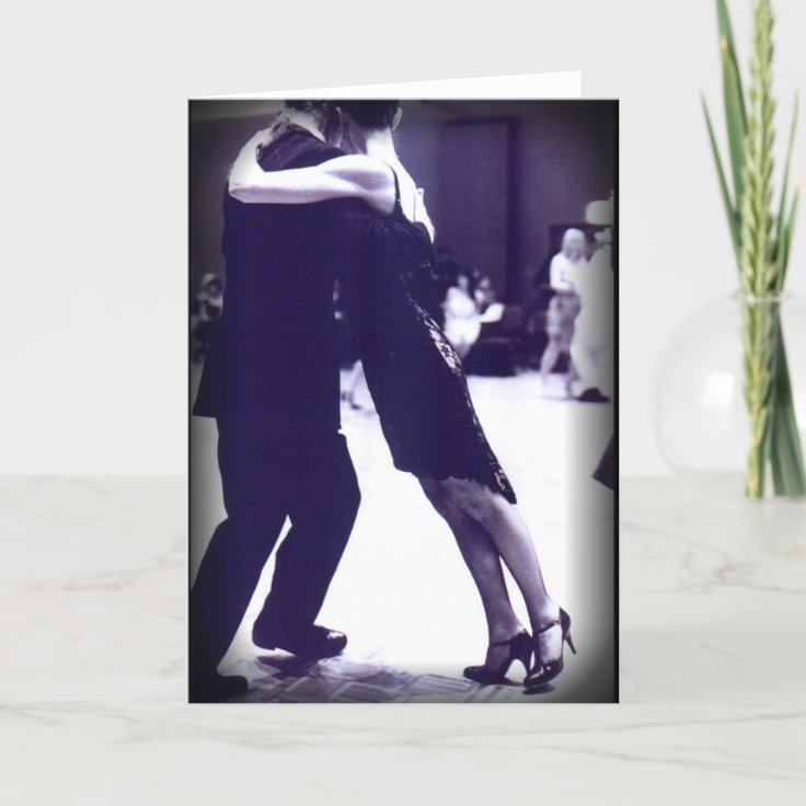 Tango Greeting Card | Zazzle