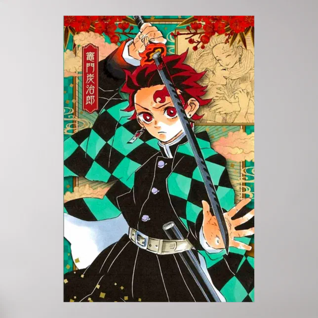 Tanjiro Demon Slayer Manga Poster | Zazzle