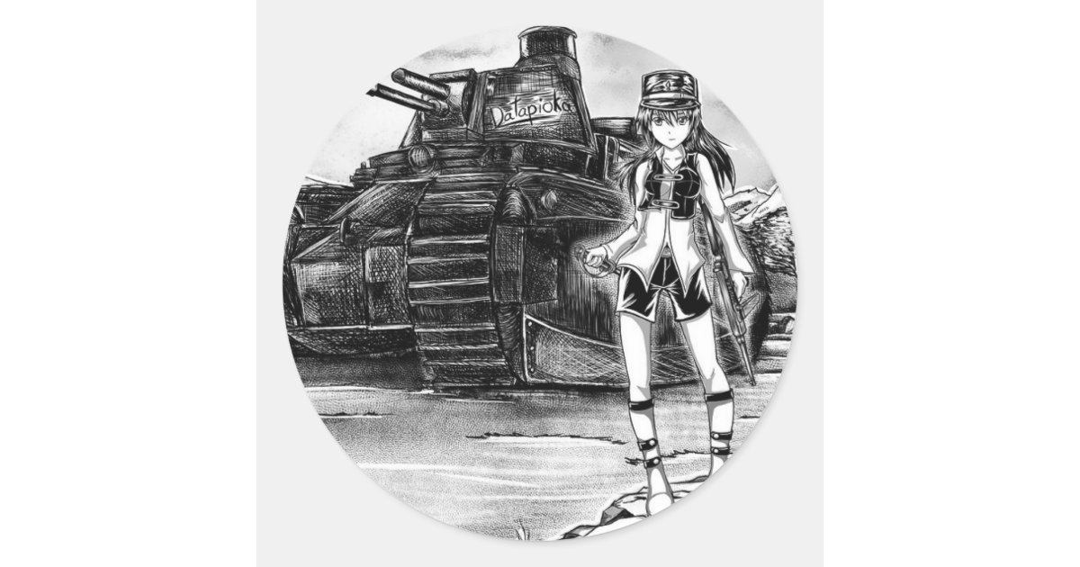 Tank Girl Sticker | Zazzle
