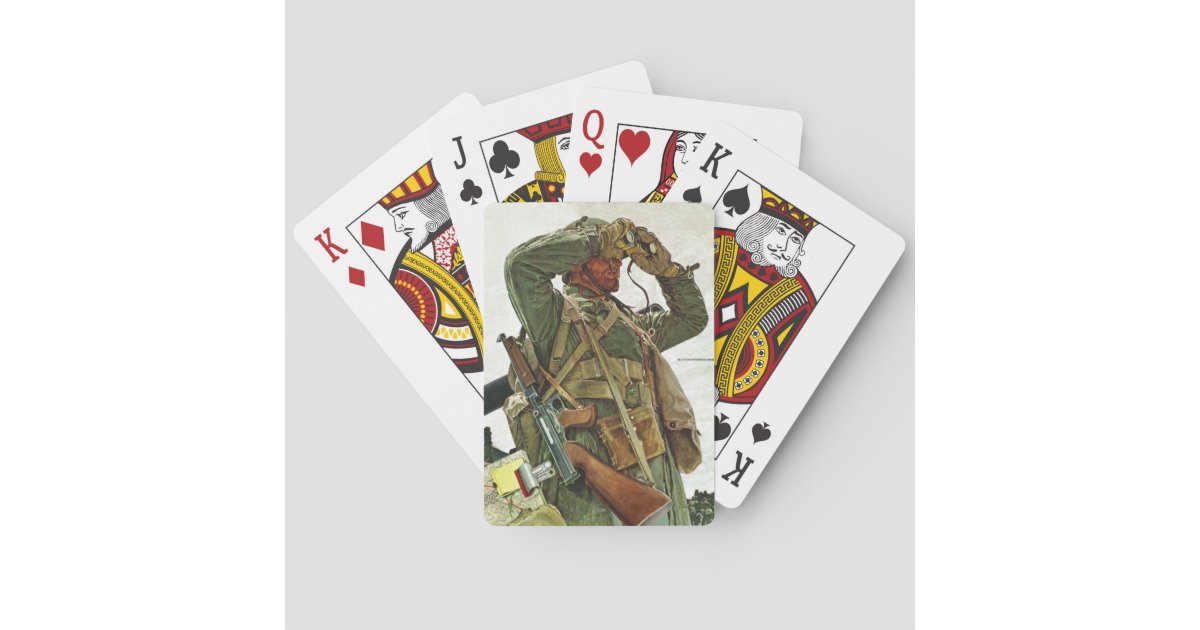 Tank Patrol Poker Cards | Zazzle