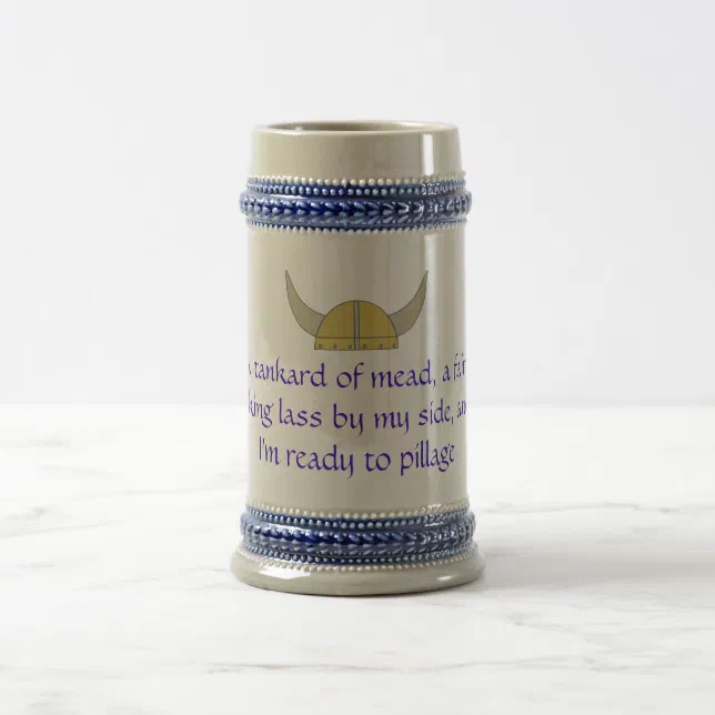 Tankard of Mead Beer Stein | Zazzle