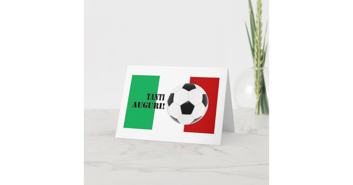 Tanti Auguri - Happy Birthday in Italian Card | Zazzle