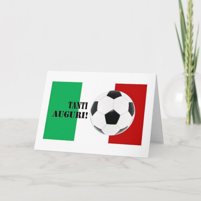 Tanti Auguri - Happy Birthday in Italian Card | Zazzle.com