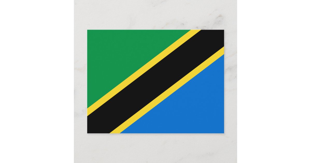 Tanzania Flag Postcard | Zazzle